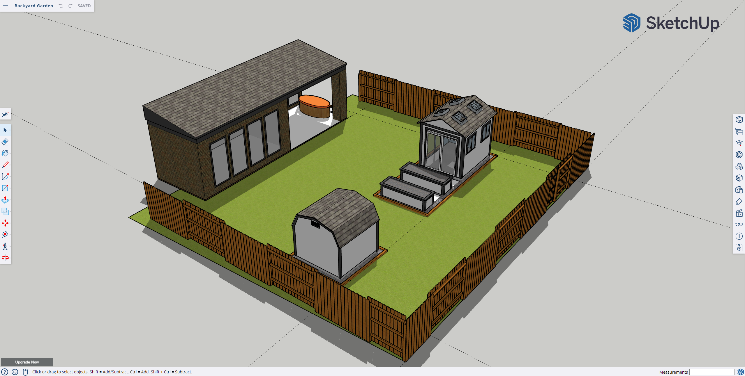Backyard Grow Build – SketchUp Design | The Daily Squash